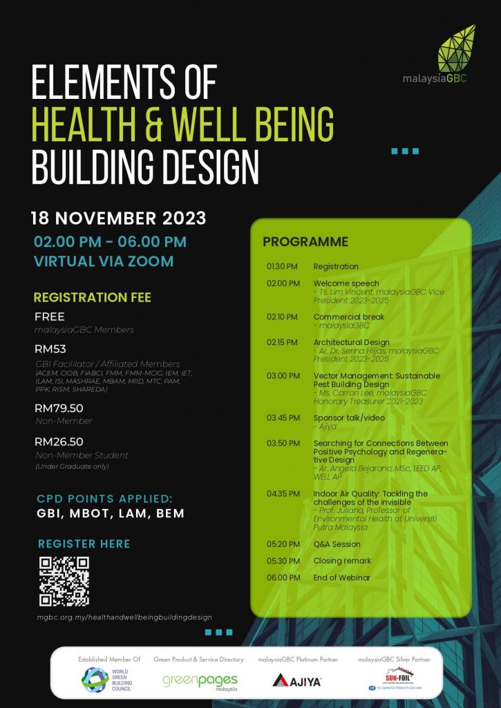 Element of Heath & Well Being Building Design – Green Building Index